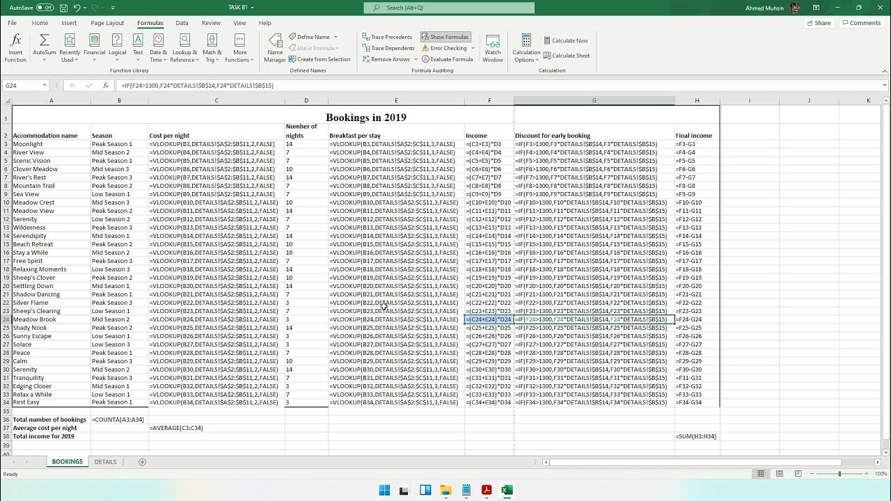 2020 - Spreadsheet - Part 2 - Edexcel IGCSE ICT Practical Exam - YouTube