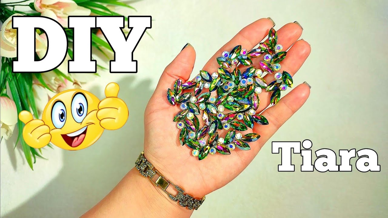 DIY Bridal Tiara Tutorial: Easy Steps to Make a Stunning Headpiece/Easy ...