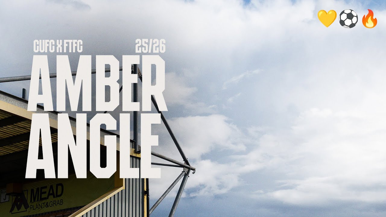Amber Angle 💛🍿 Cambridge United 2-1 Fleetwood Town - YouTube