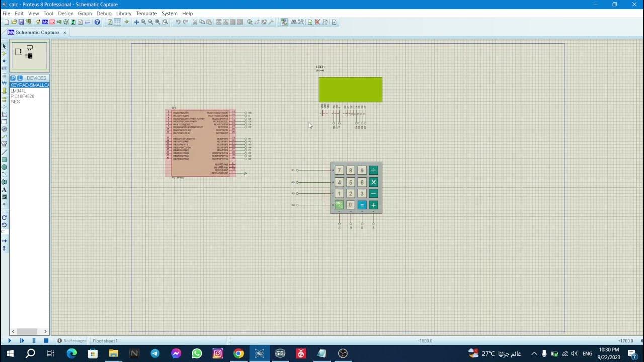 Simple Calculator using "pic18f4620" - YouTube