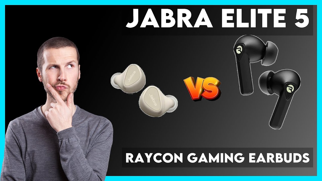 Jabra Elite 5 vs Raycon Gaming Earbuds Comparison - YouTube