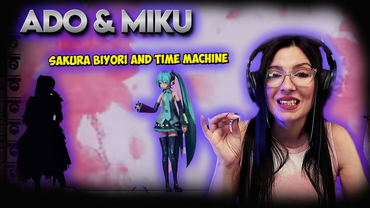 ADO "Sakura Biyori and Time Machine" ADO & HATSUNE MIKU PERFORMING LIVE ...