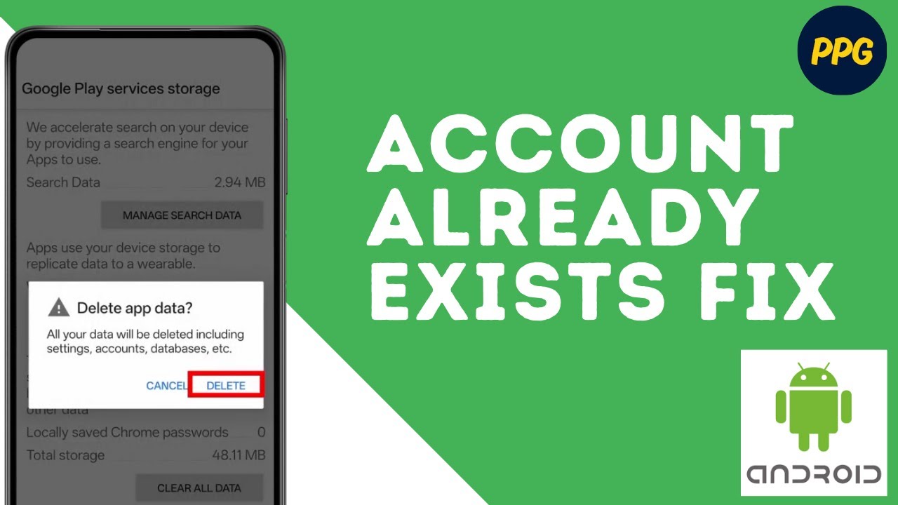 How To Fix This Account Already Exists on your Device Issue ? - YouTube