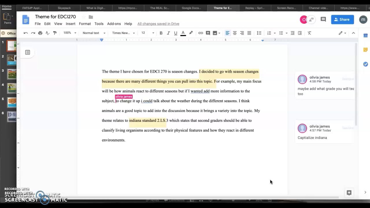 Recording #6 - YouTube