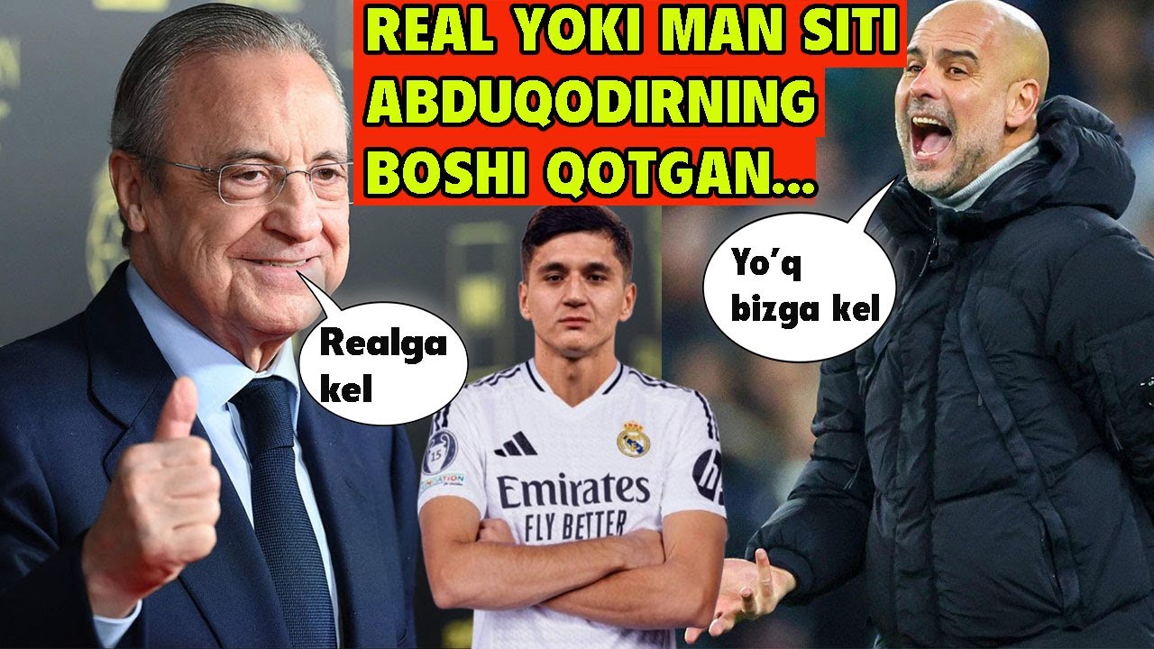 REAL MADRID YOKI MAN SITI? HUSANOVNING BOSHI QOTGAN - YouTube