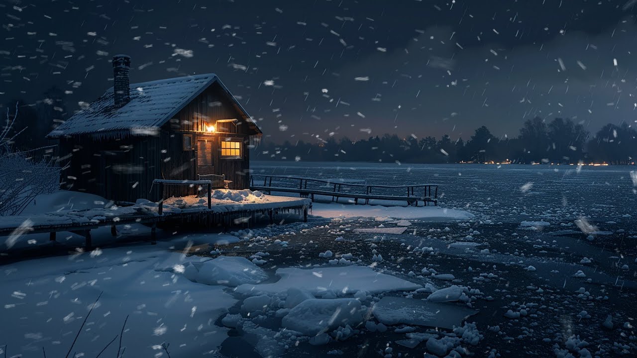 Nights Of Snow | Calming Winds For Better Sleep | Increase ...