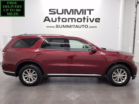 2017 DODGE DURANGO SXT AWD OCTANE RED WALK AROUND REVIEW 21J78A SOLD ...