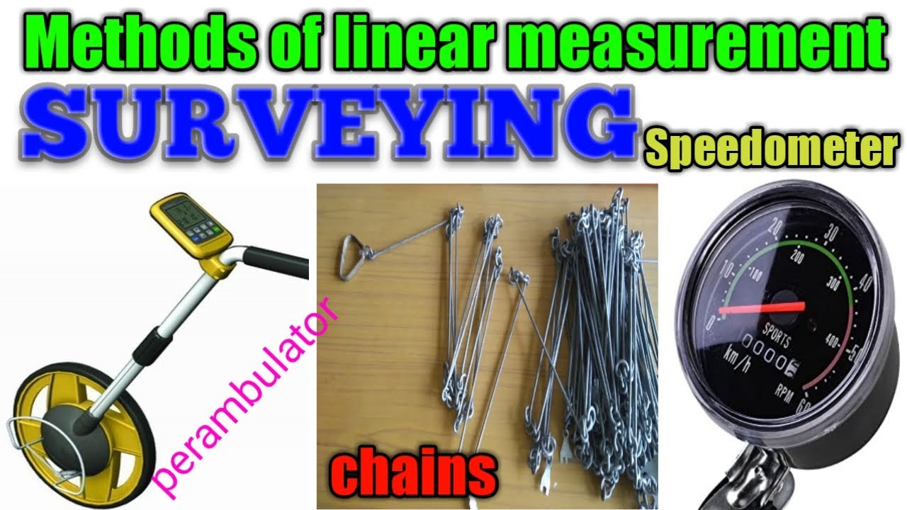 Methods of linear measurement in surveying || by pacing or stepping ...