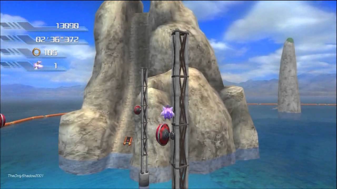 Sonic 06 (PS3): Wave Ocean - Blaze - Ring Attack (124 Rings) - YouTube