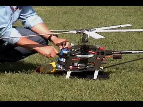 Trex 600 ESP Multiblade Head with 600mm FRP - YouTube