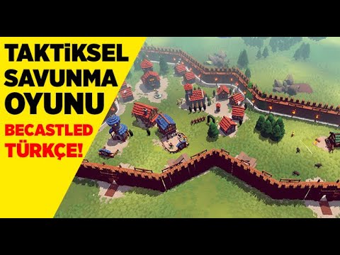 TAKTİKSEL SAVUNMA STRATEJİ OYUNU | Becastled Türkçe Oynanış