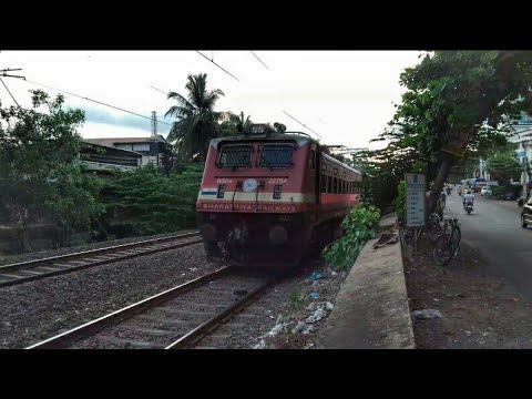 ||WAP416345|with Lokmanyatilak -Trivandrum| Netravati Express|Arriving at Trivandrum Central ...