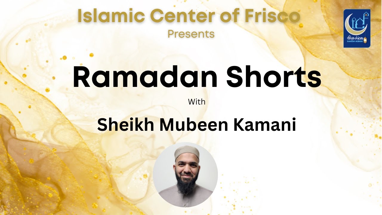The Most Hardest Part of Ramadan is? | Sheikh Mubeen Kamani | March 27 ...