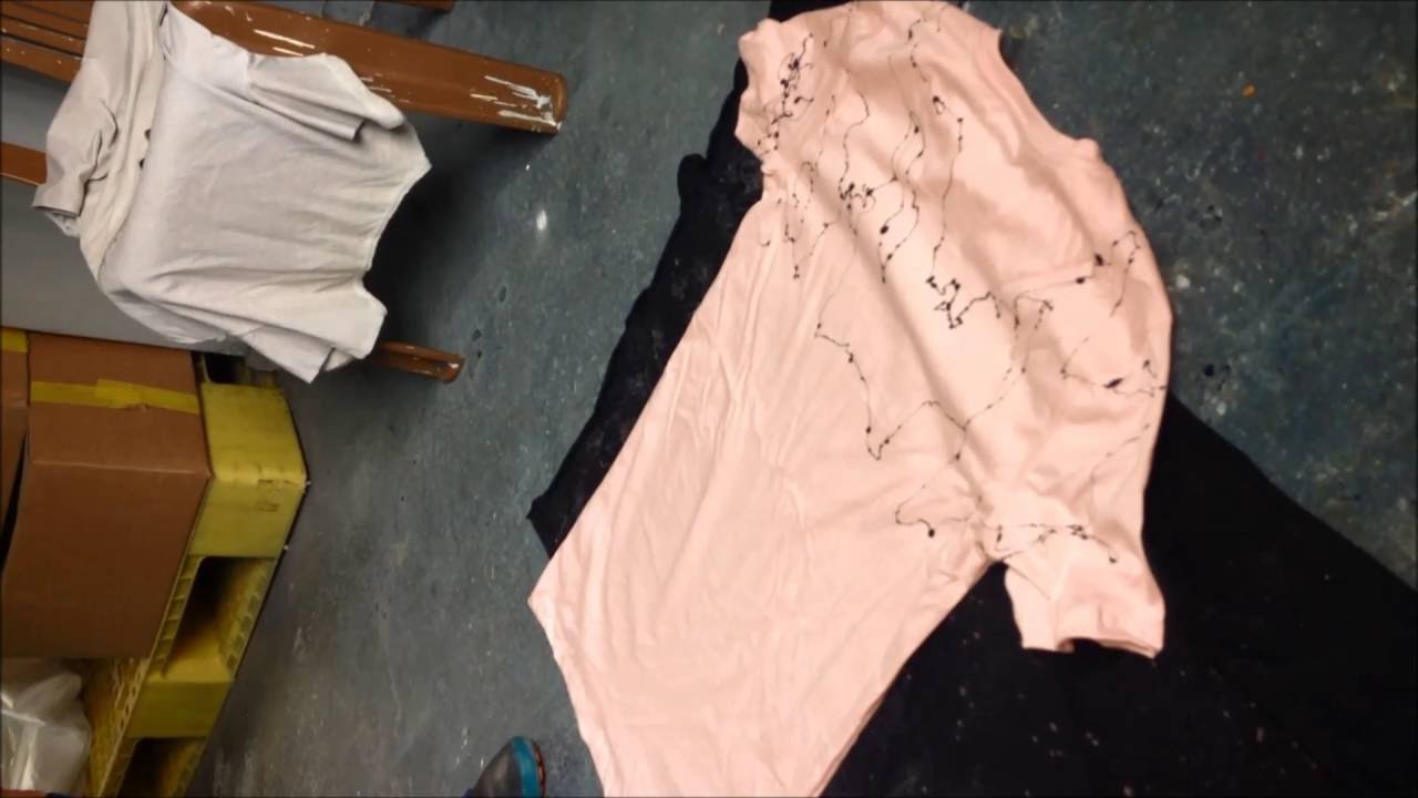 Total Textile - Spray Painting Technique - YouTube