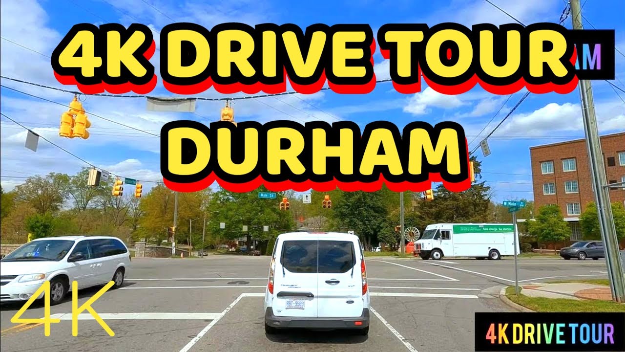 DURHAM NC 😎 COOL DRIVE THROUGH THE CITY IN 4K @4kDRIVETOUR - YouTube