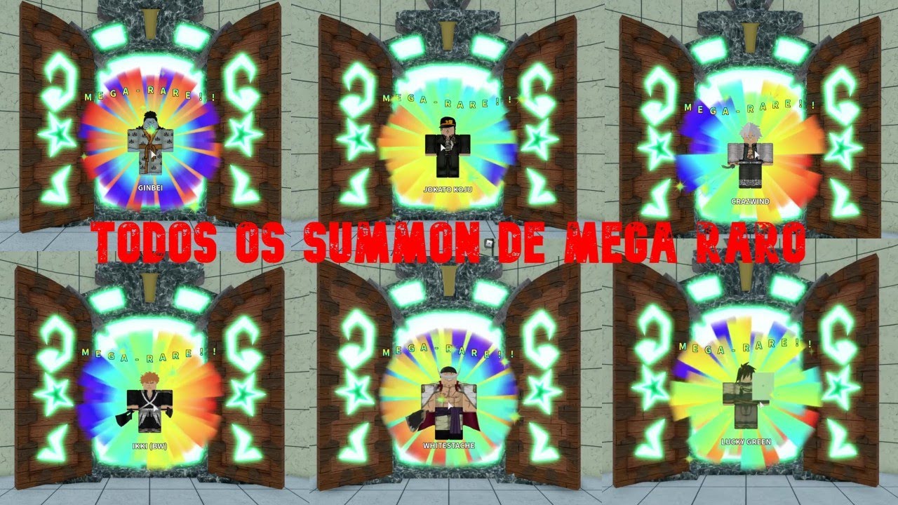 TODOS SUMMONS DE MEGA RARO EM UM VIDEO ALL STAR TOWER DEFENSE - YouTube