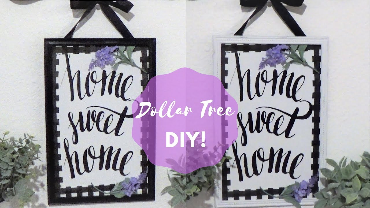 Dollar Tree DIY | Easy Farmhouse Signs! - YouTube