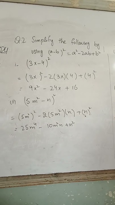 Simplify by using square formulas | How to apply formula in question #formulas #squareroot - YouTube