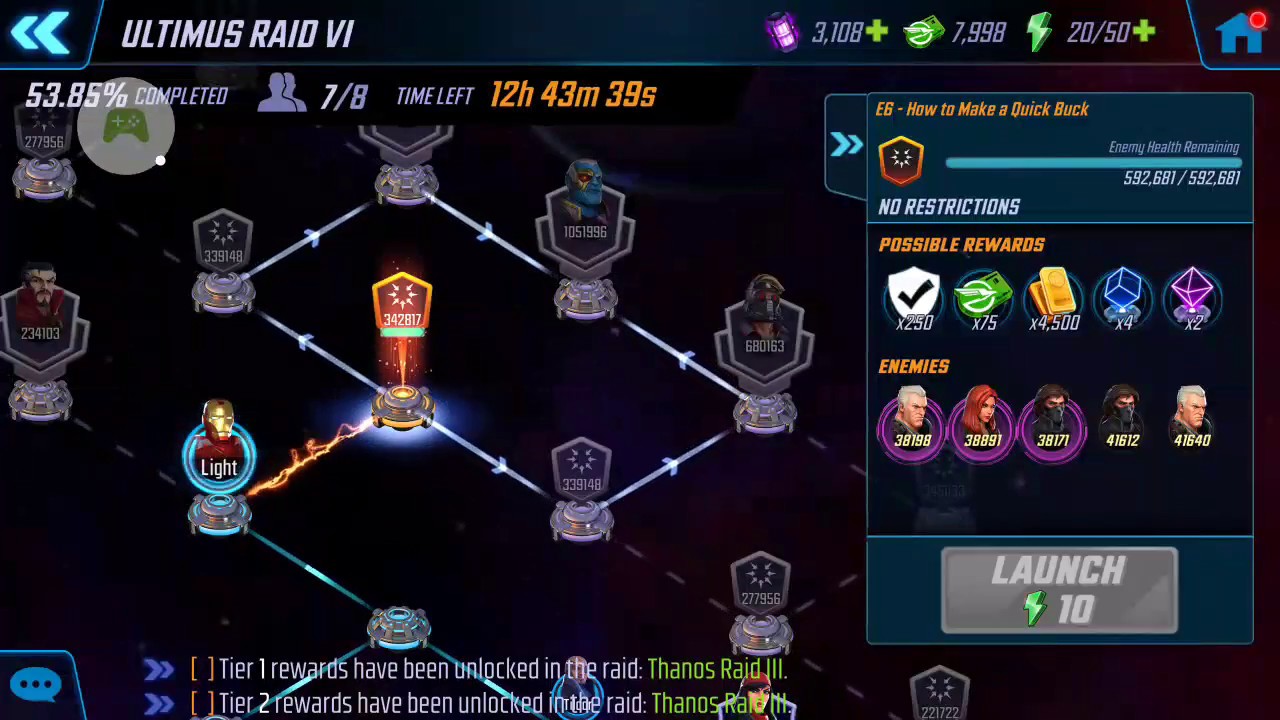Marvel Strike Force, Ultimus Raid VI: E6 - How to Make a Quick Buck ...