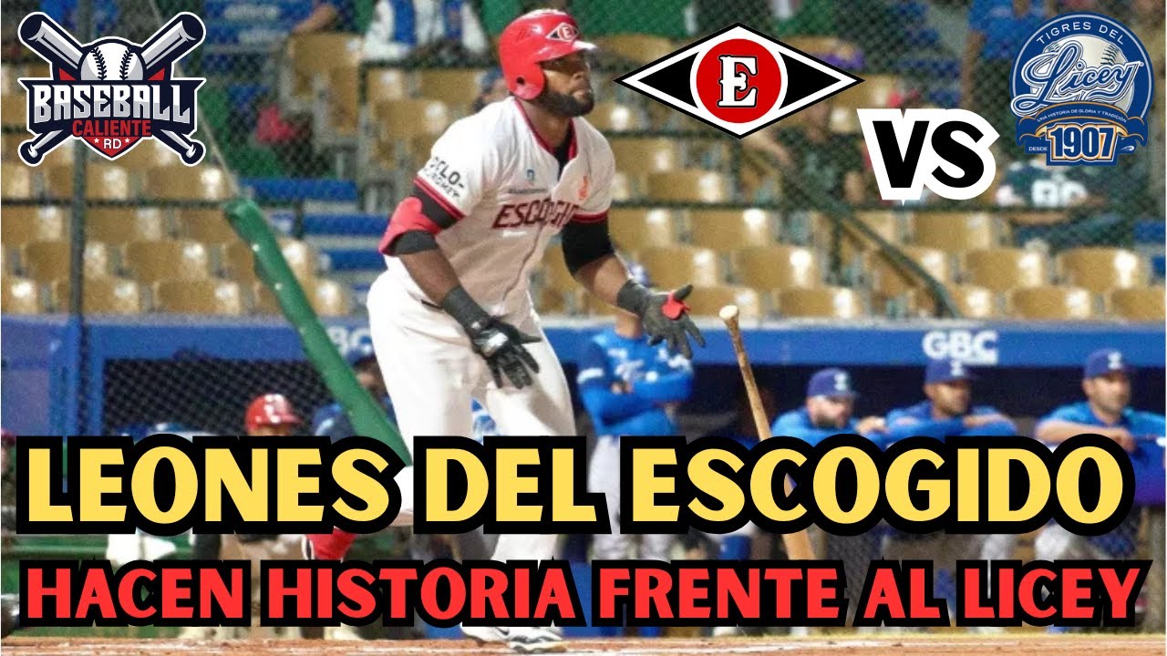 🔥LEONES DEL ESCOGIDO HACEN HISTORIA FRENTE AL LICEY🔥#mlb #beisbol # ...