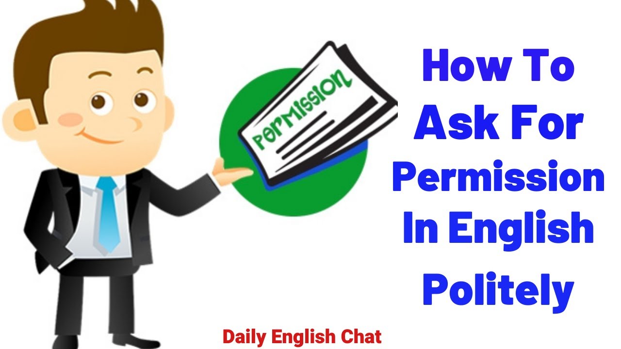 How To Ask For Permission In English Politely | - YouTube