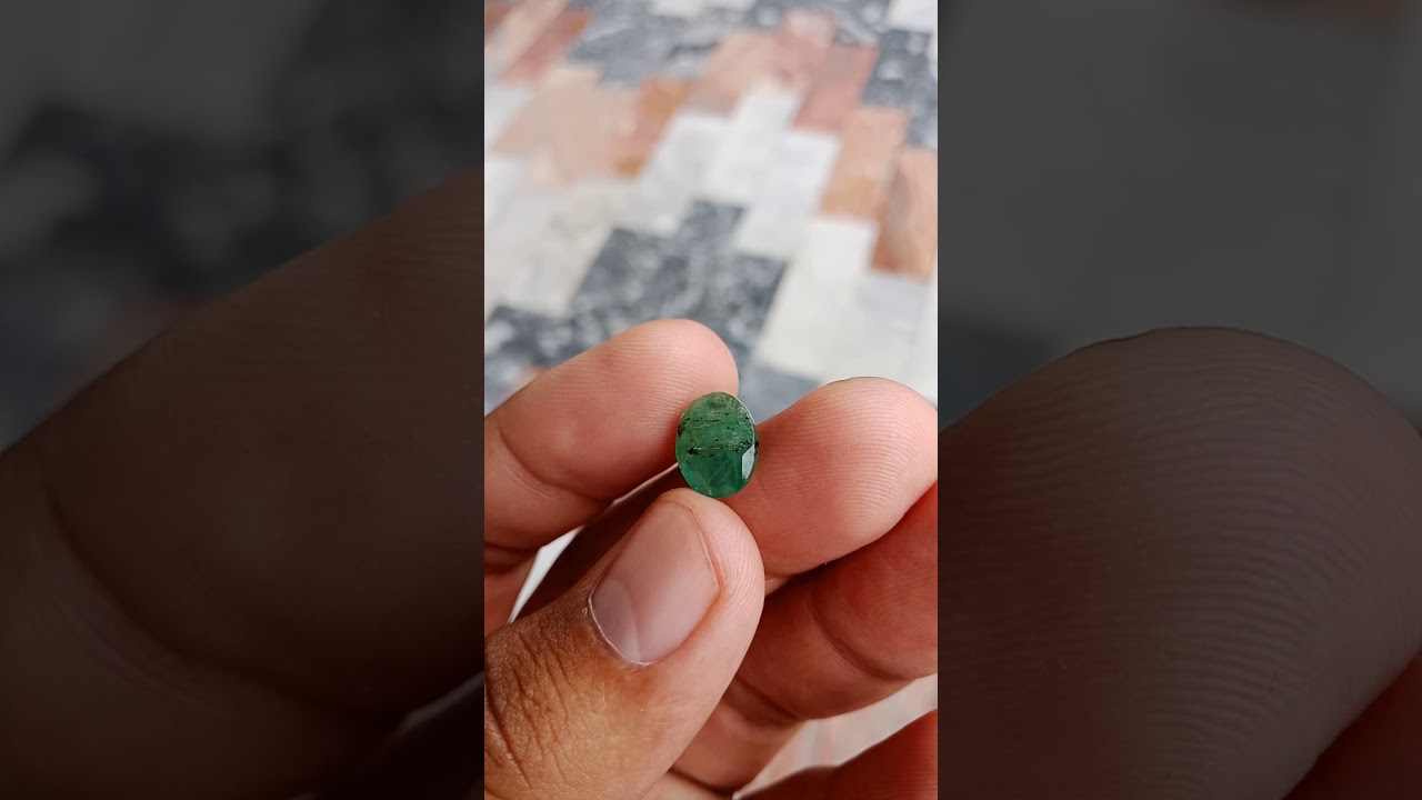 Swati Zamurd stone ki pechcan || Zamurd stone with Certificate - YouTube