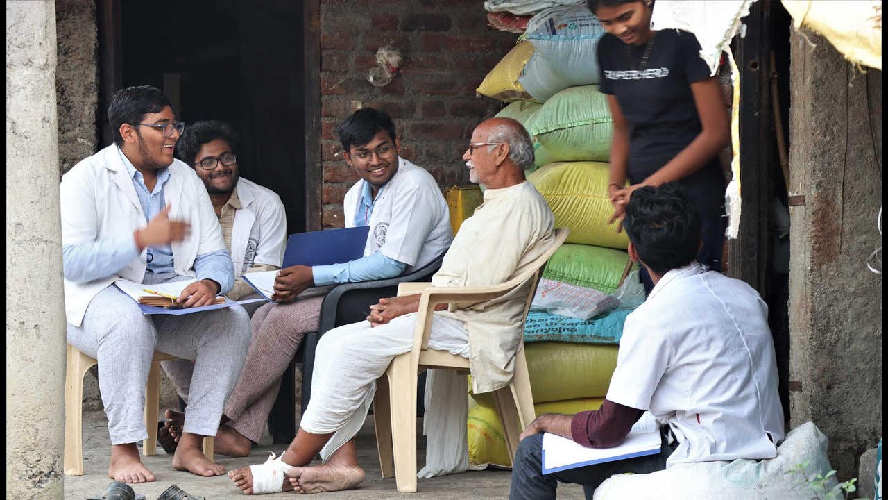 MGIMS 1st Year Students Join Social Service Camp at Yekurli - YouTube