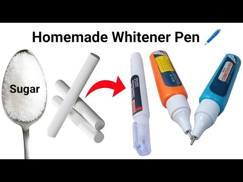 Normal Pen to Whitener Pen/Homemade white pen/diy markers pen/Color pen ...
