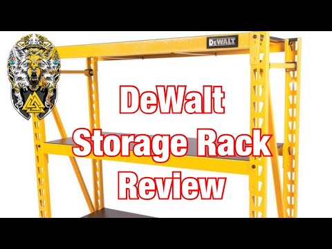 DeWalt 4 Foot Tall 3 Shelf Industrial Storage Rack Review - YouTube