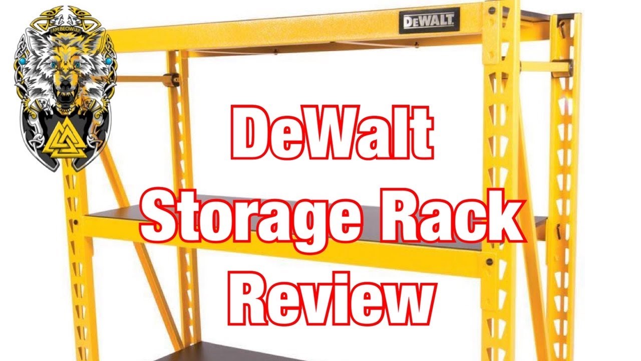 DeWalt 4 Foot Tall 3 Shelf Industrial Storage Rack Review - YouTube