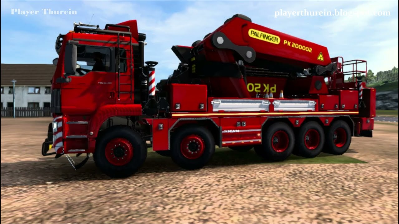 Driving MAN TGS Euro 5 Reworked: Euro Truck Simulator 2 - YouTube