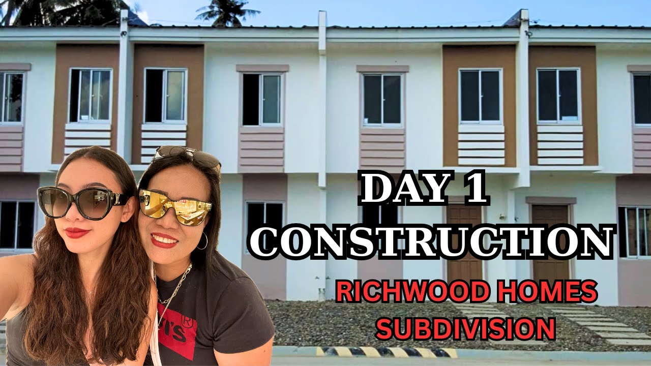 DAY 1 Unit Construction in Richwood Homes Subdivision - YouTube