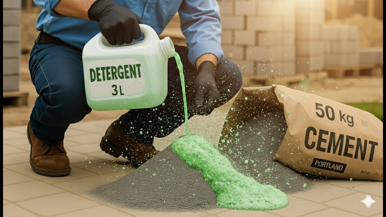 CEMENT + DETERGENT = Genius Trick That Surprises Builders! | Damon DIY ...