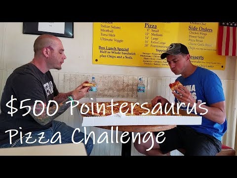 $500 Pointersaurus Pizza in St. Louis w/ brother-in-law - YouTube