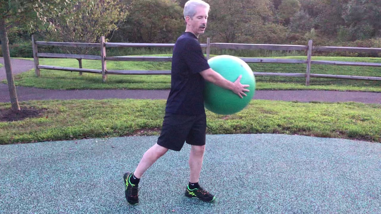 Stability Ball Rotation - YouTube