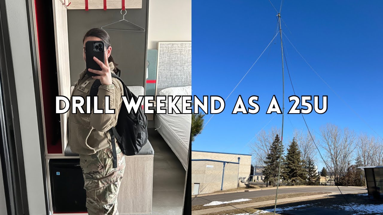 day in the life as a 25U in the Army Reserve | drill weekend in MN ...
