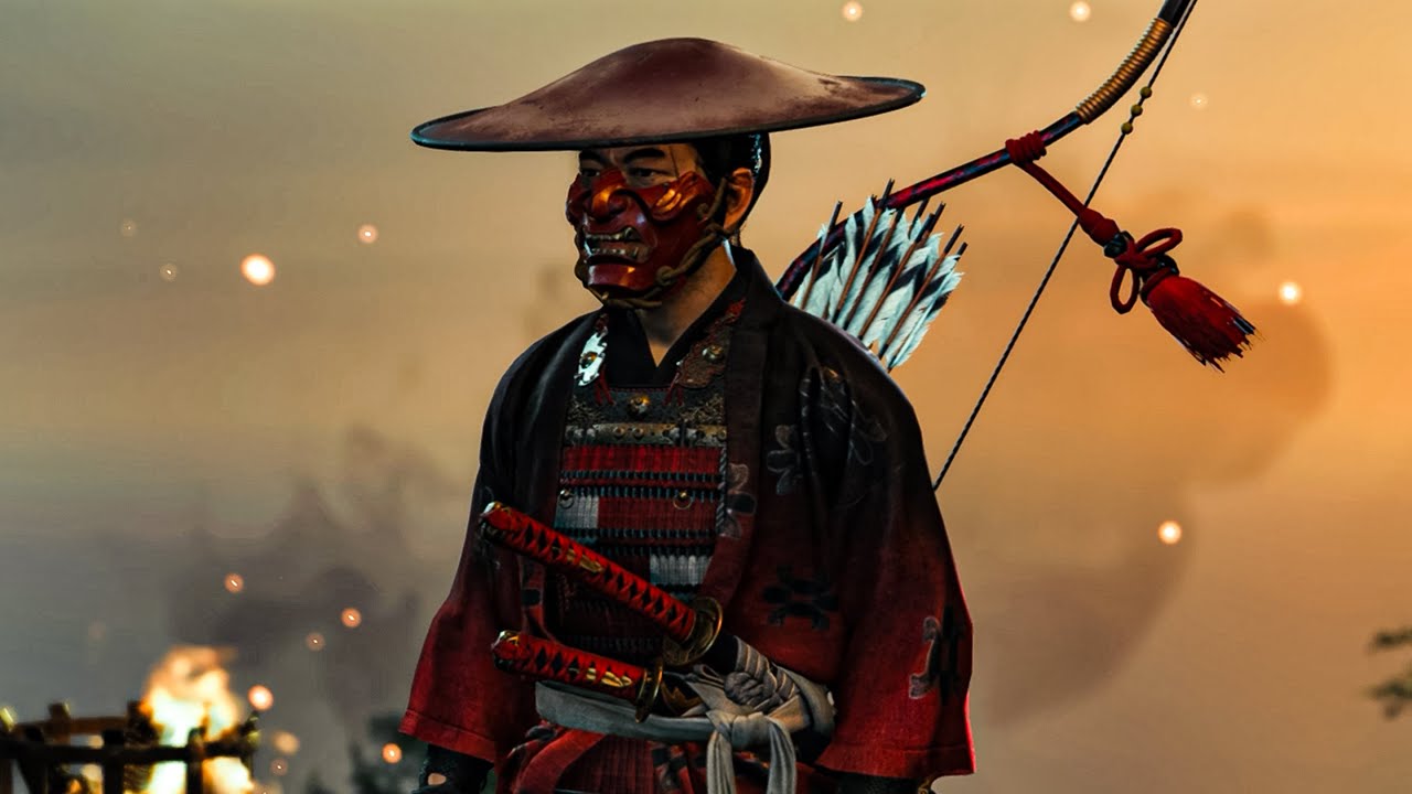 Red and Black Samurai - Ghost of Tsushima - Aggressive Stealth ...