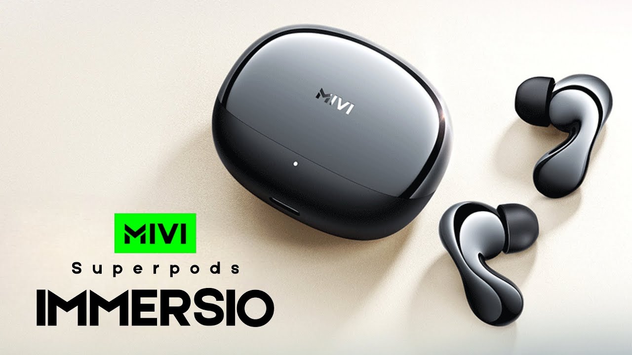 Mivi Superpods Immersio⚡| Dolby Audio | 3 Stage Sound | Fluid Design ...