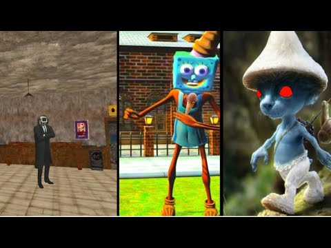 A CAMERAMAN IN A HOSPITAL, ICE SCREAM SPONGEBOB, AND EVIL SMURF CAT? 3 ...