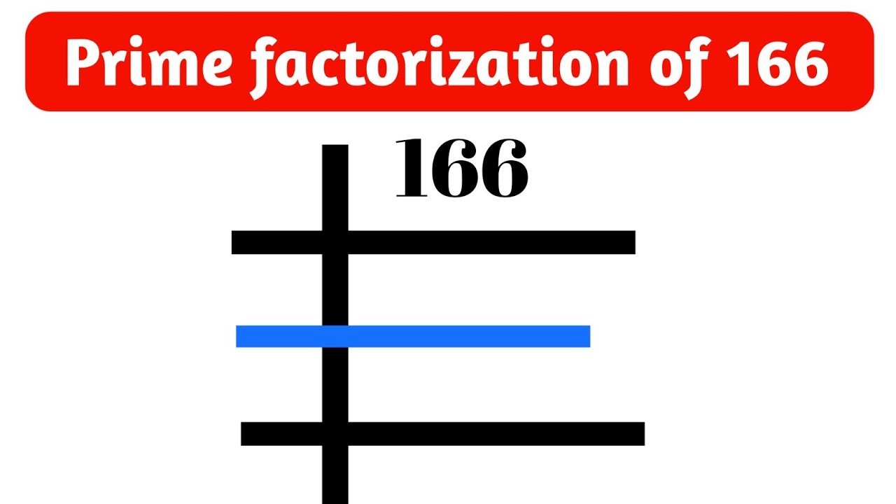 prime factors of 166 - prime factorization ll #primefactors # ...