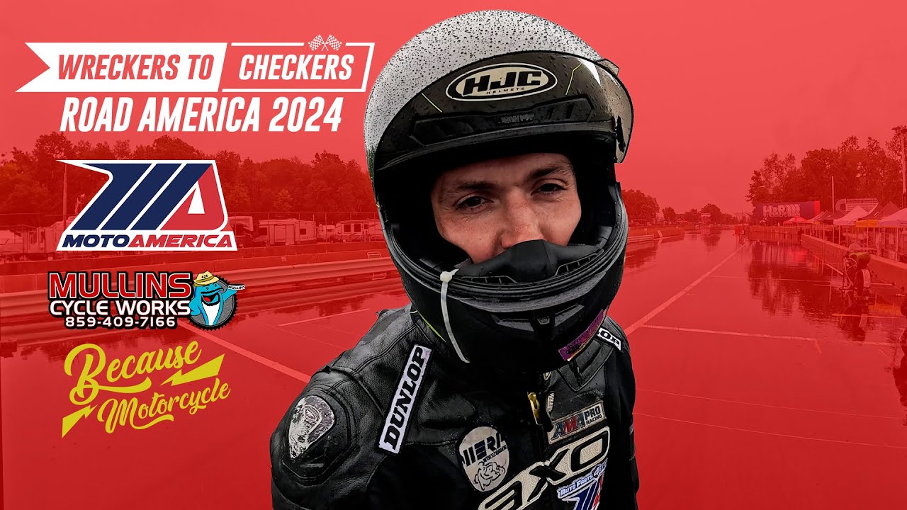 Wreckers To Checkers Road America 2024 - Because Motorcycle - YouTube