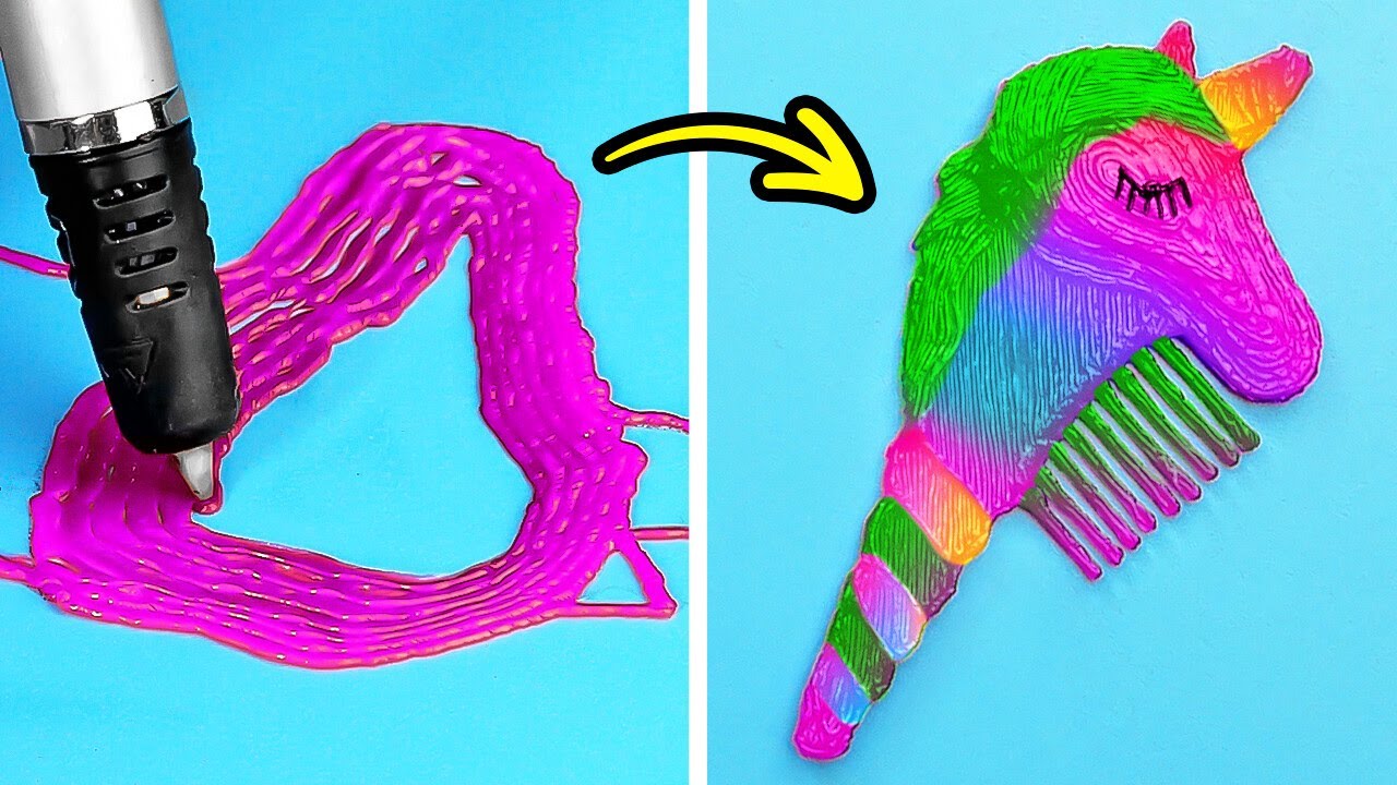 Cute And Colorful 3D-Pen DIY Ideas To Inspire You - YouTube
