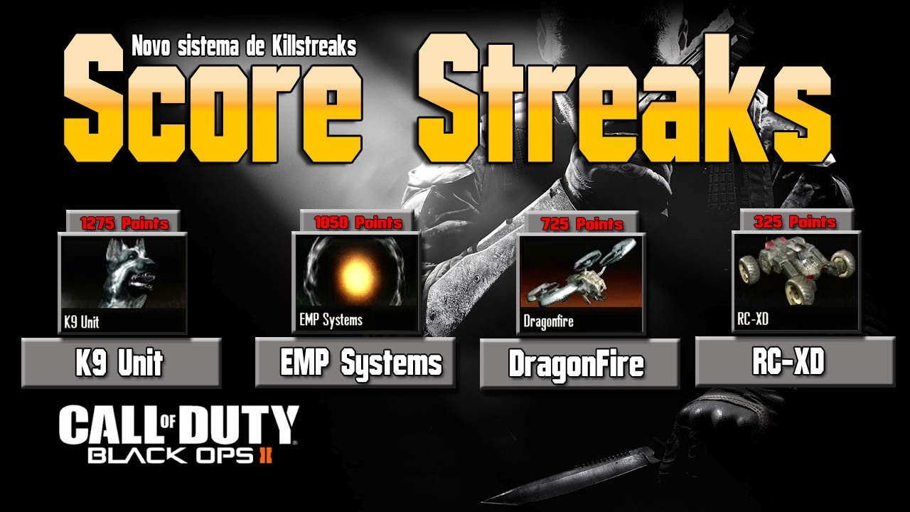 Black Ops 2: Score Streaks - Lista de Streaks e Suas Funcionalidades ...