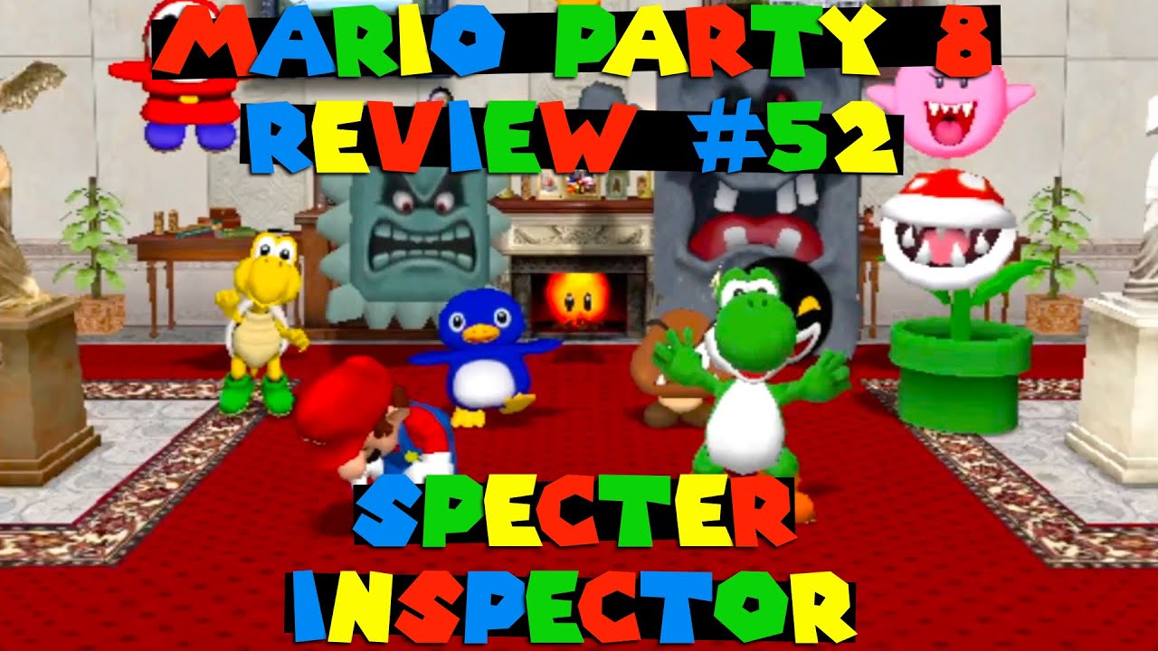 Mario Party 8 Minigame Review-Specter Inspector - YouTube