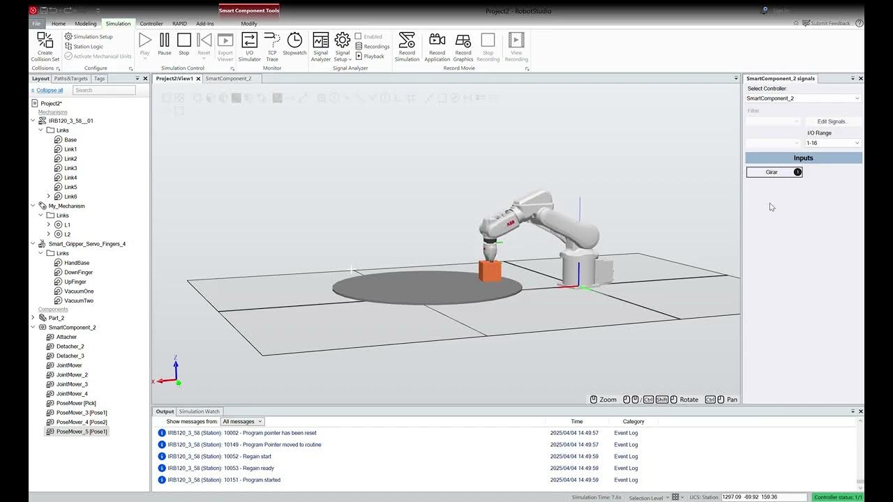 Pick and place RobotStudio - YouTube