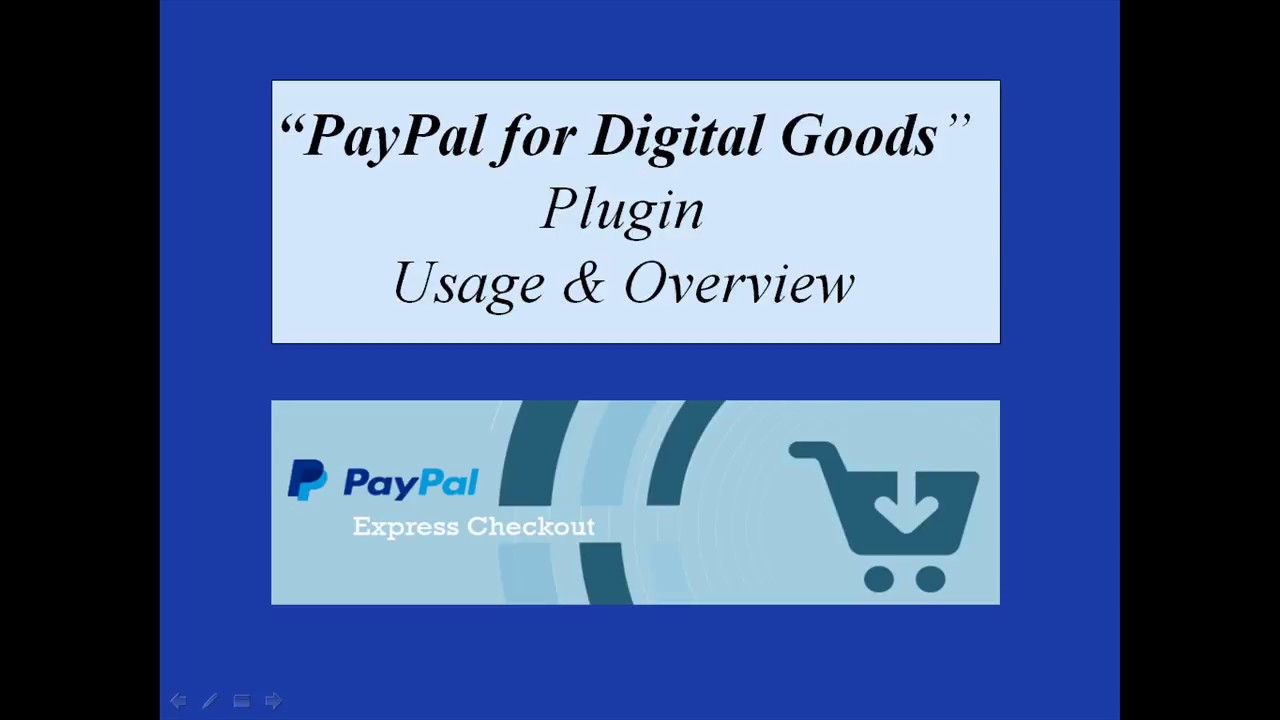 Basic Usage Tutorial of PayPal Express Checkout Plugin - YouTube