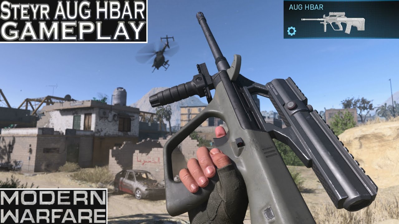 Modern Warfare Steyr AUG HBAR (AUG) Gameplay - YouTube