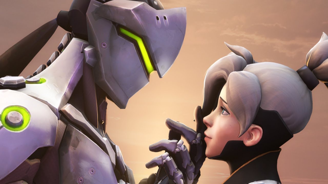 Genji Falls For Mercy Overwatch Voice Acting Youtube