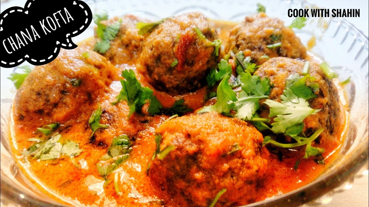 CHANA KOFTA | chickpeas ( brown ) Kofta curry - YouTube
