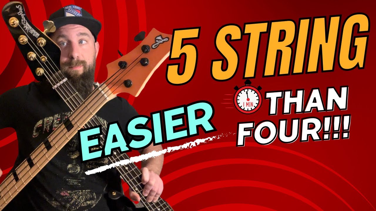 5 String Bass is EASIER than 4 String (and you should get one) - YouTube